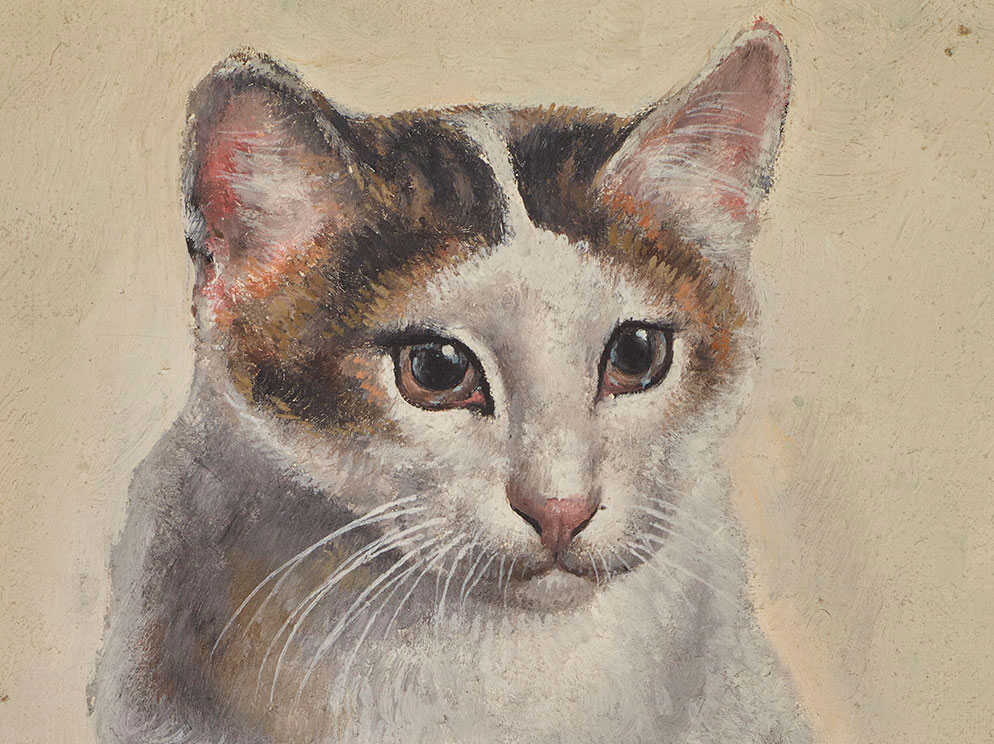 The sitting cat - Galerie Ary Jan - Galerie d'art à Paris 8